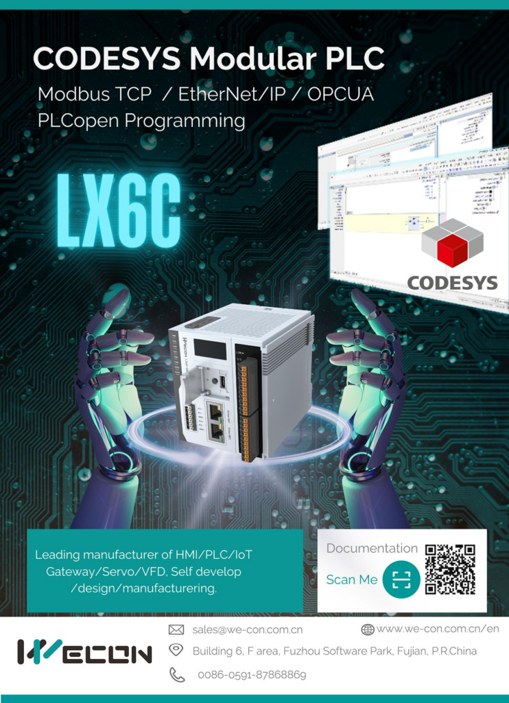 Wecon New PLC Supports CODESYS | JOFAS - Buy HMI Screen, PLC Controller, Panel PC, Servo Motor ...