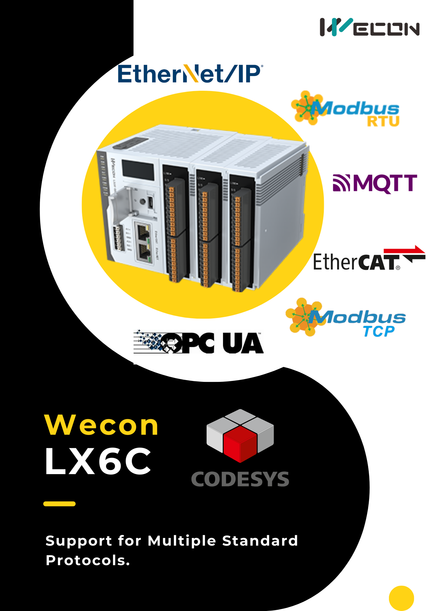 Wecon New Plc Supports Codesys Jofas Buy Hmi Screen Plc Controller Panel Pc Servo Motor